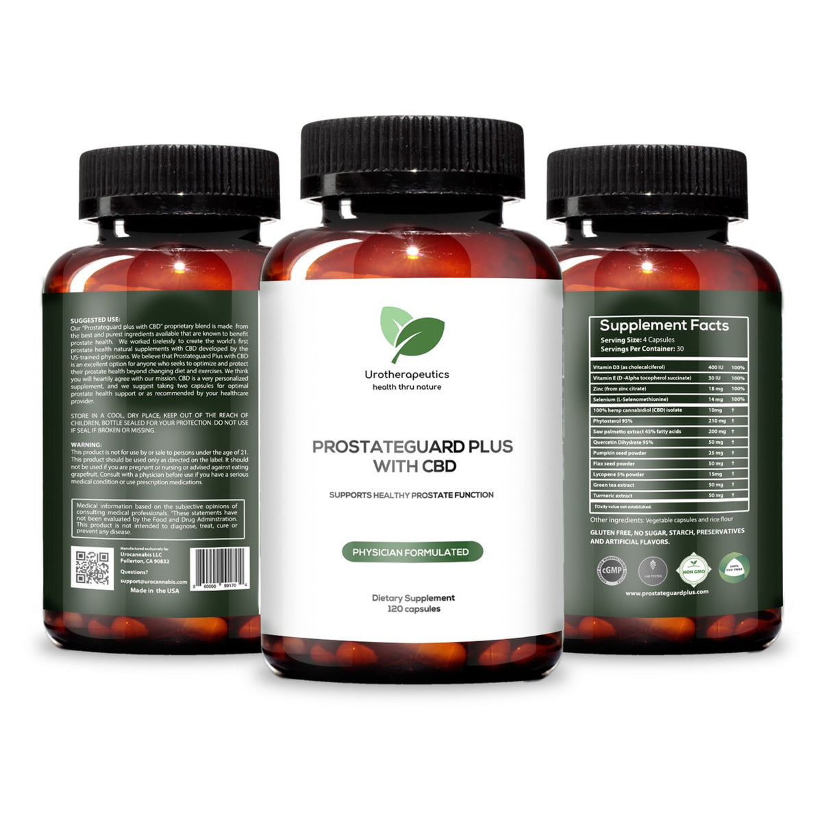 PROSTATEGUARD™ PLUS WITH CBD – Urotherapeutics